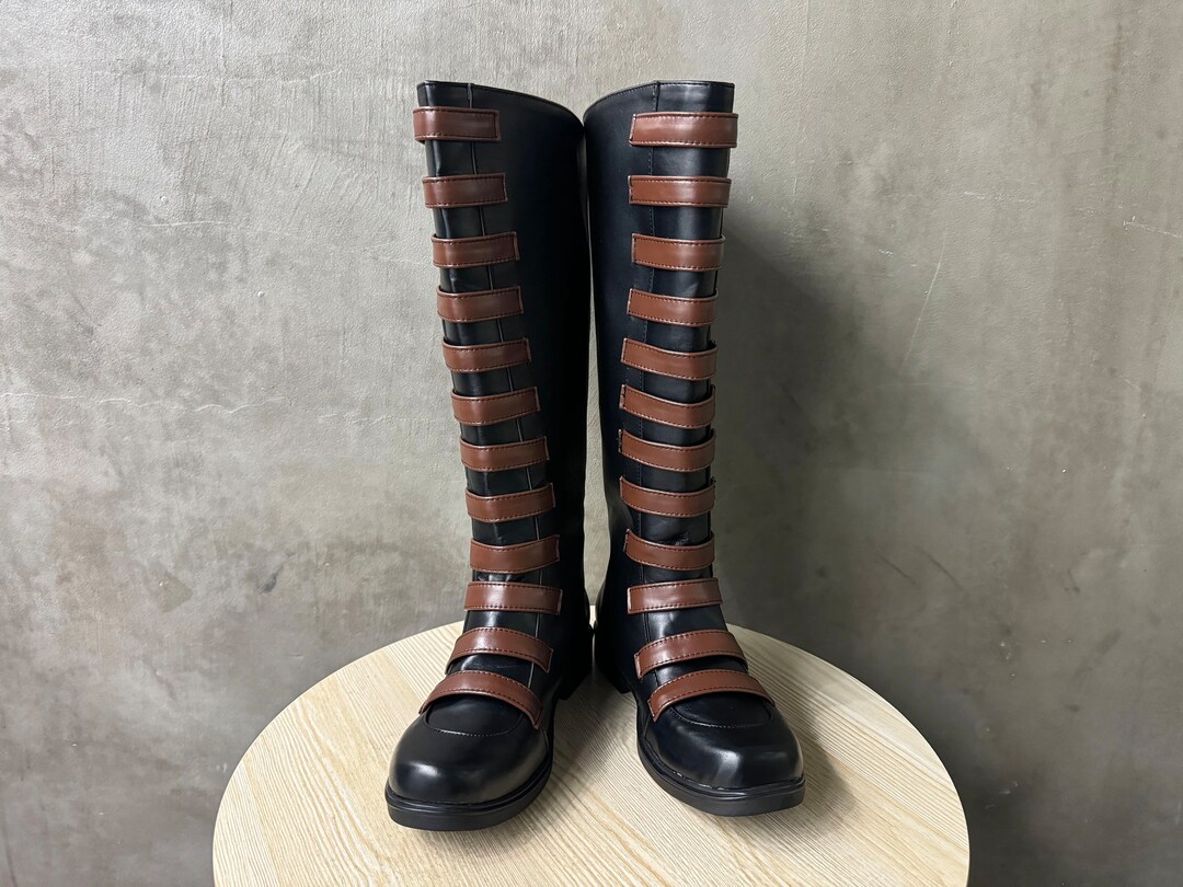 Deadpool 2 Domino Shoes Cosplay Neena Thurman Women Boots - Etsy