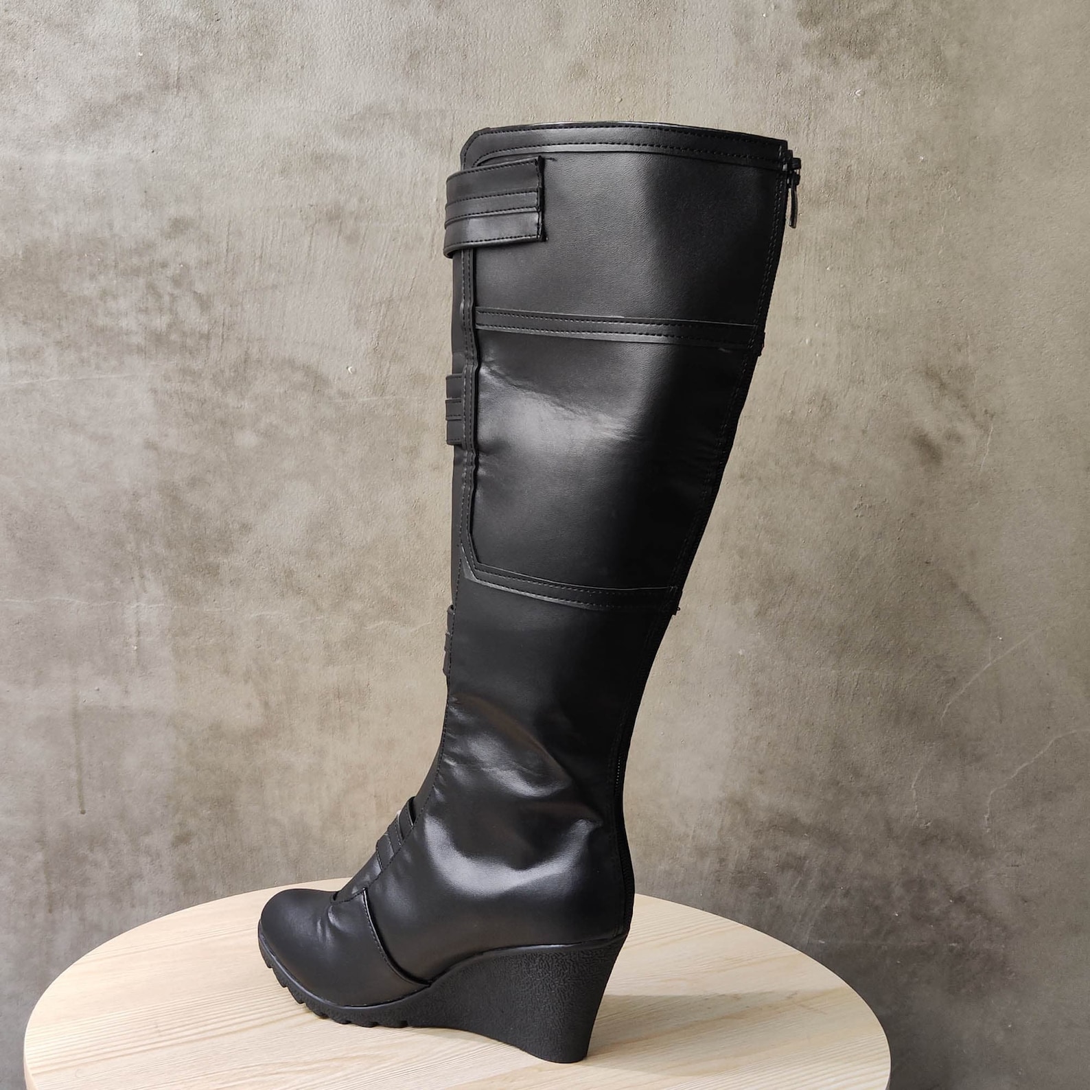Avengers Endgame Black Widow Cosplay Shoes Natalia Romanova Boots ...