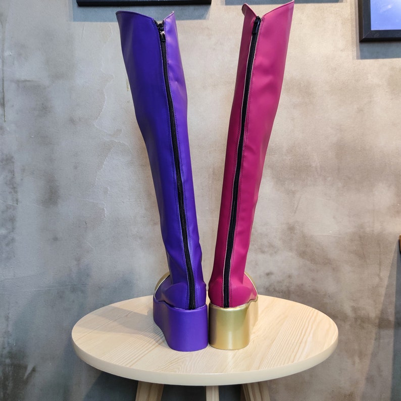 LOL Heartseeker Jinx Shoes Cosplay League of Legends Long - Etsy UK