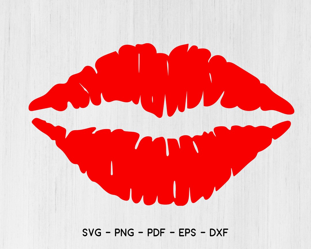 Lips Kiss Svg, Kiss Svg, Lips Svg, Valentines Day Svg, Love Svg ...