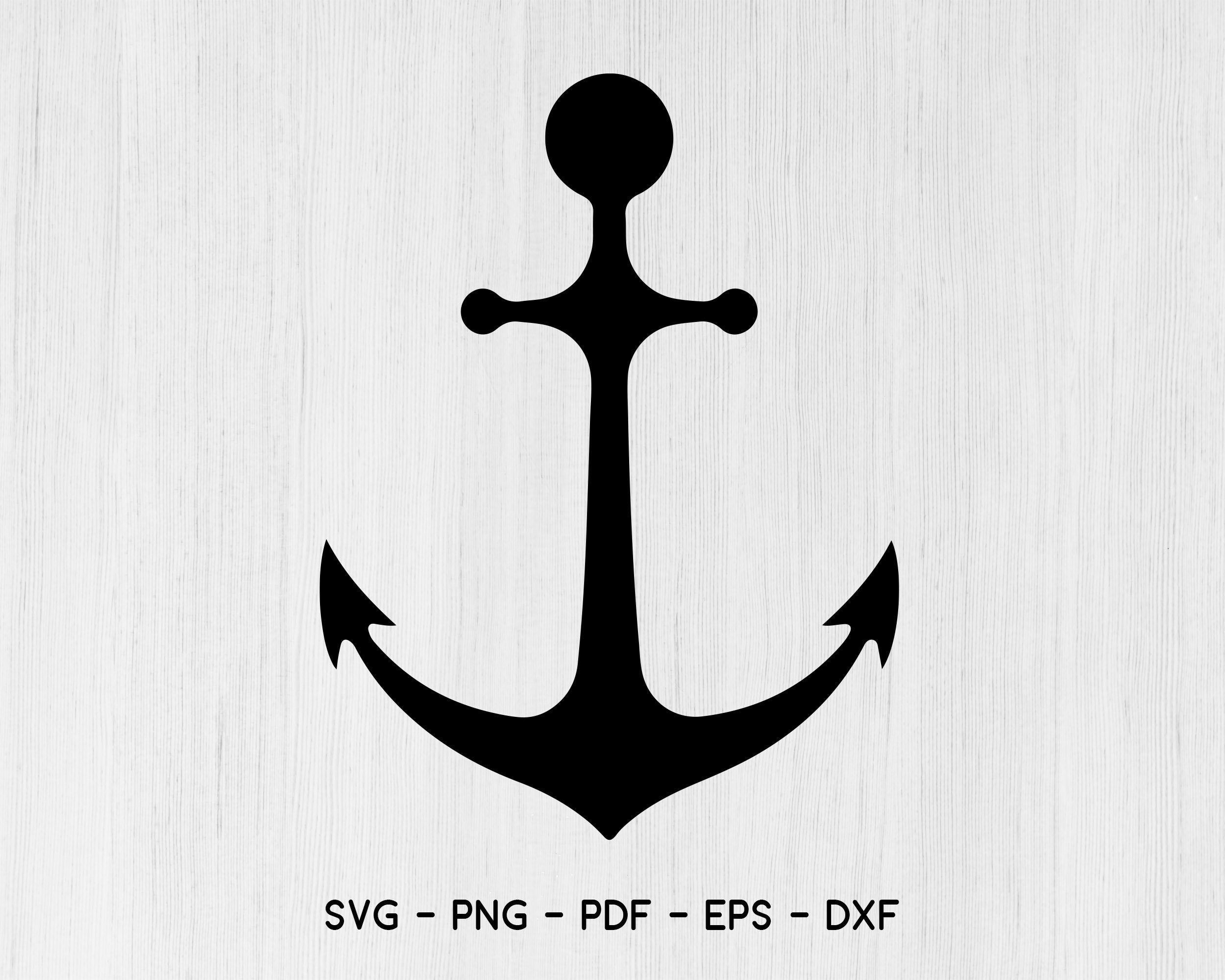 Anchor SVG EPS JPG Png Pdf Digital Download - Etsy