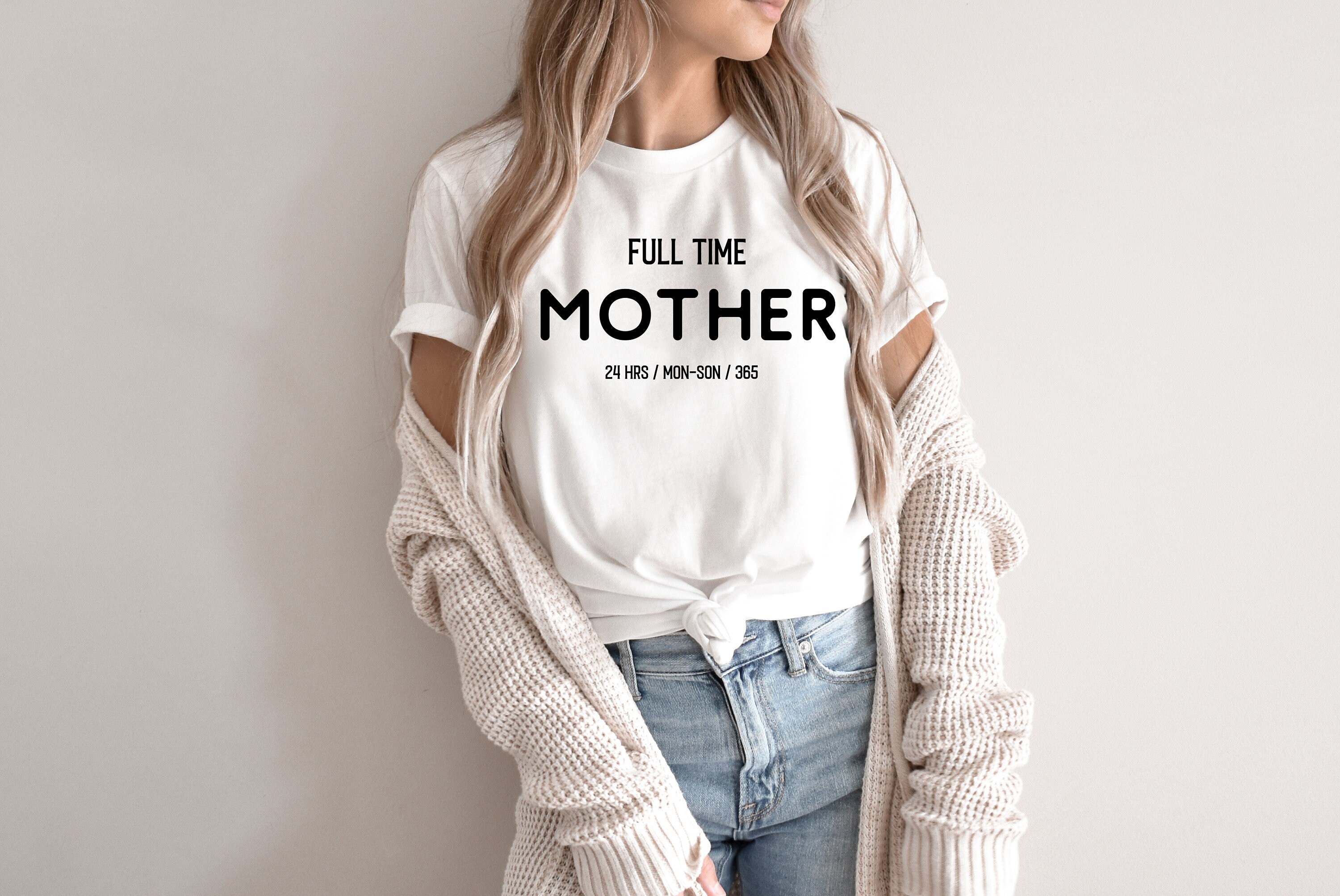 Mother SVG Full Time Mother Svg Mom Life Clipart T Shirt - Etsy