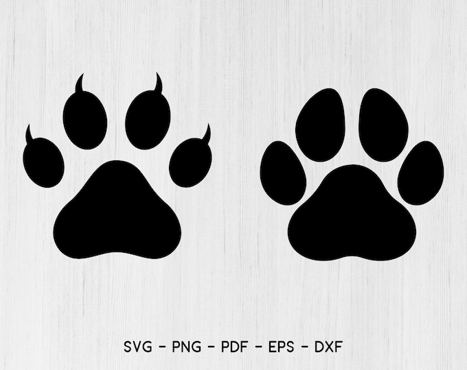 Dog Paws, Cat Paw Print SVG, Pet Paw Print Svg,love SVG - Cat Paw Print ...
