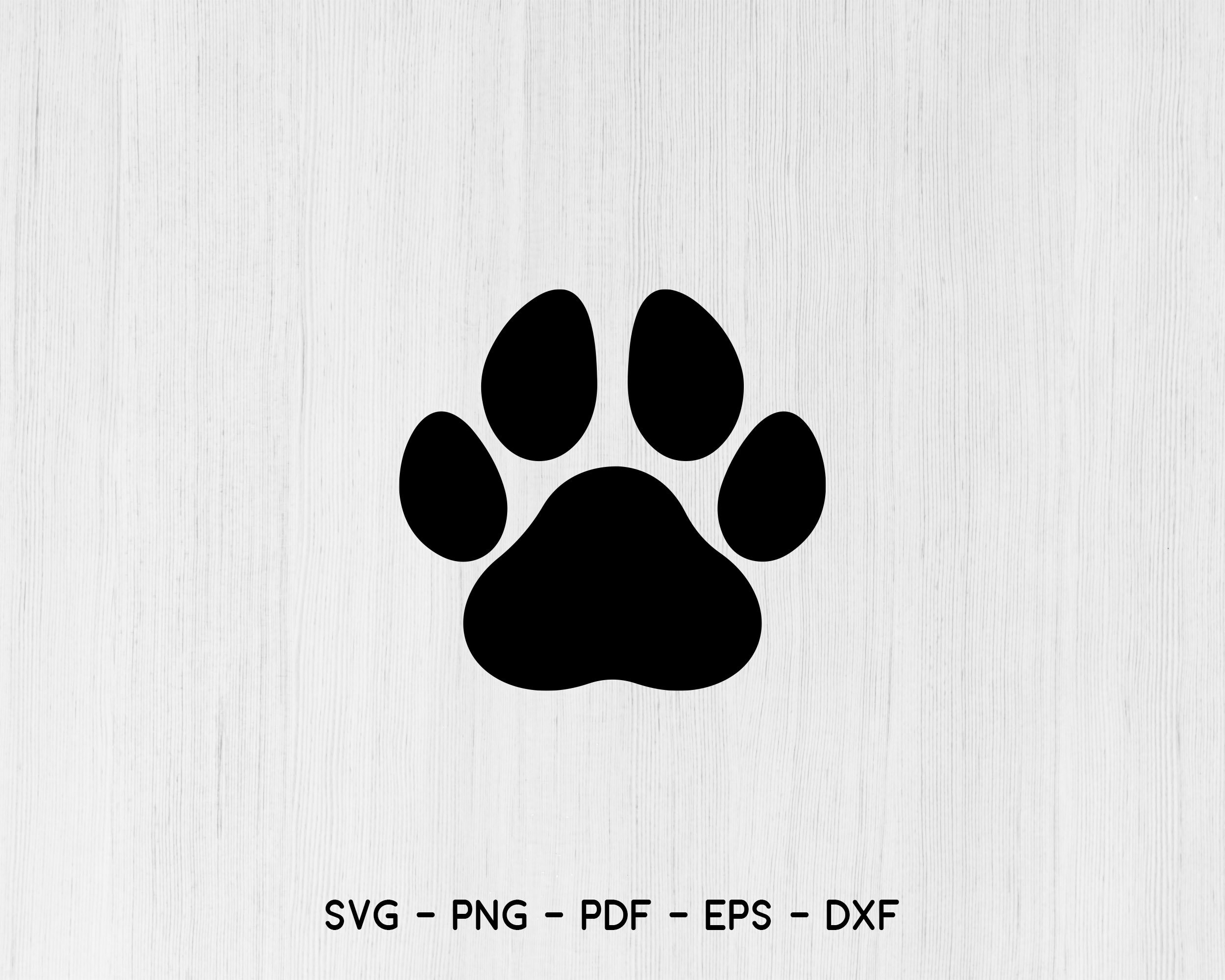 Dog Paw Print Bundle Svgpet Paw Svgdog Love Svgdog Paw - Etsy