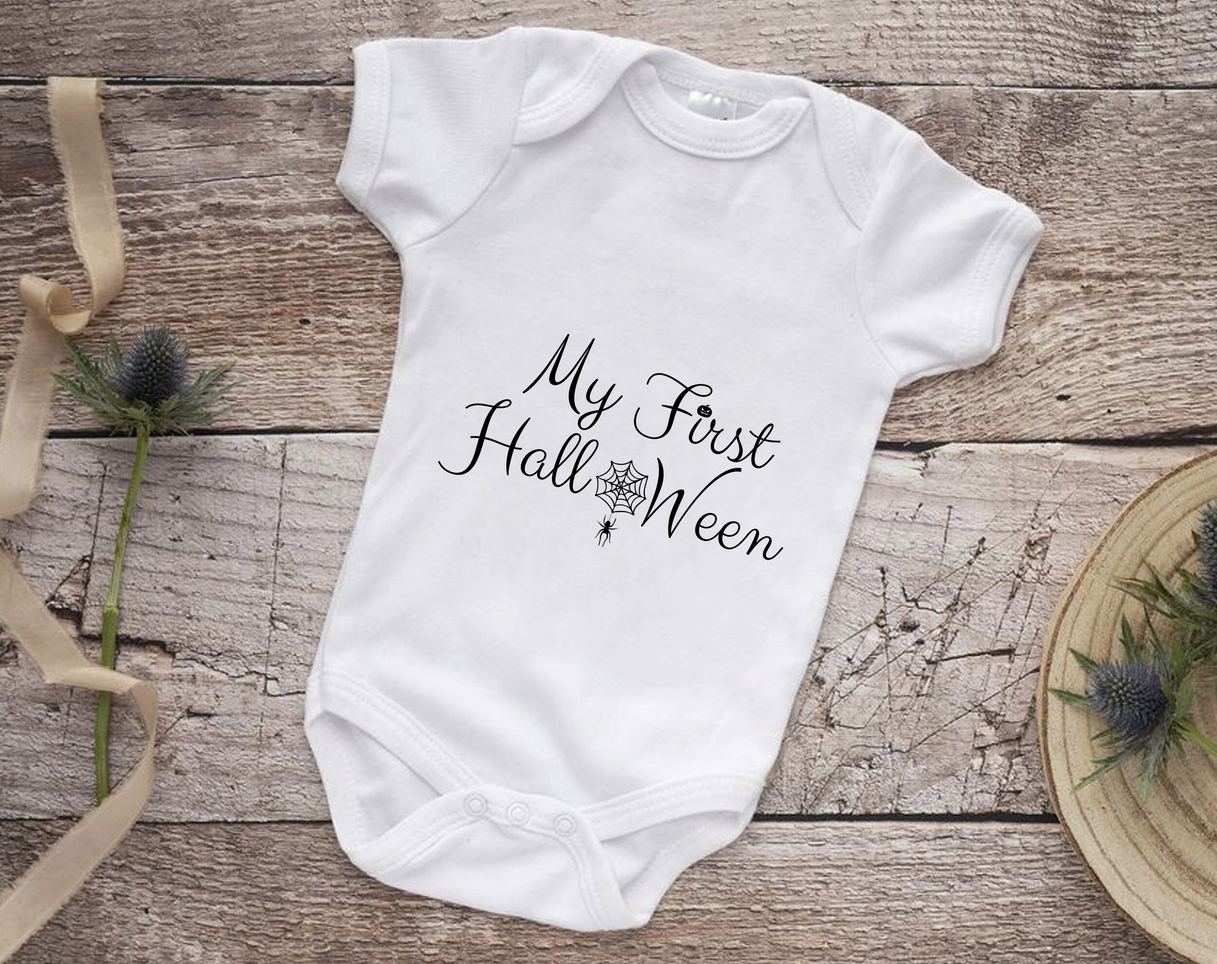 My First Halloween SVG File Fall Autumn Baby Onesie | Etsy