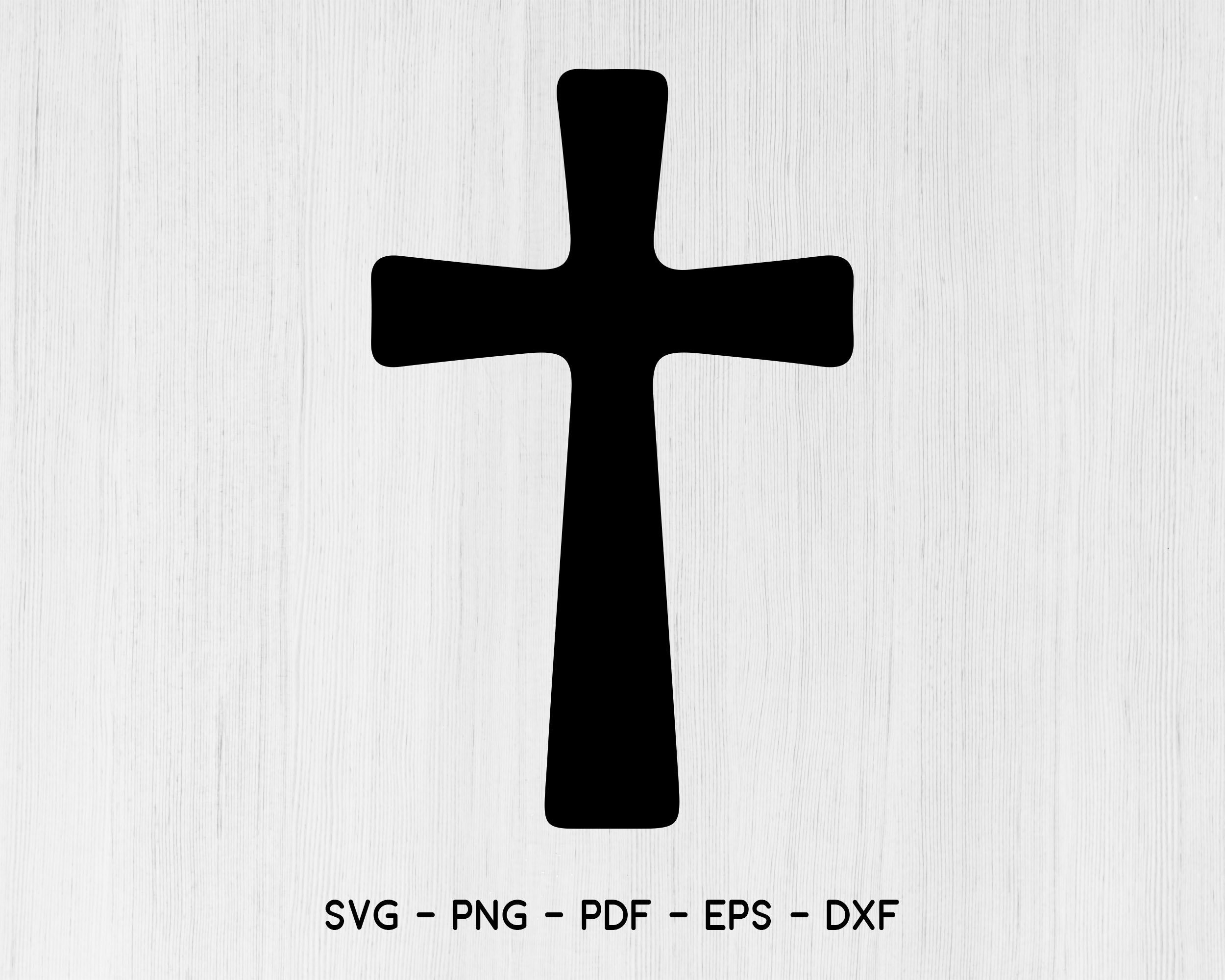 Cross SVG File, Digital Download for Cricut and Silhouette (includes ...