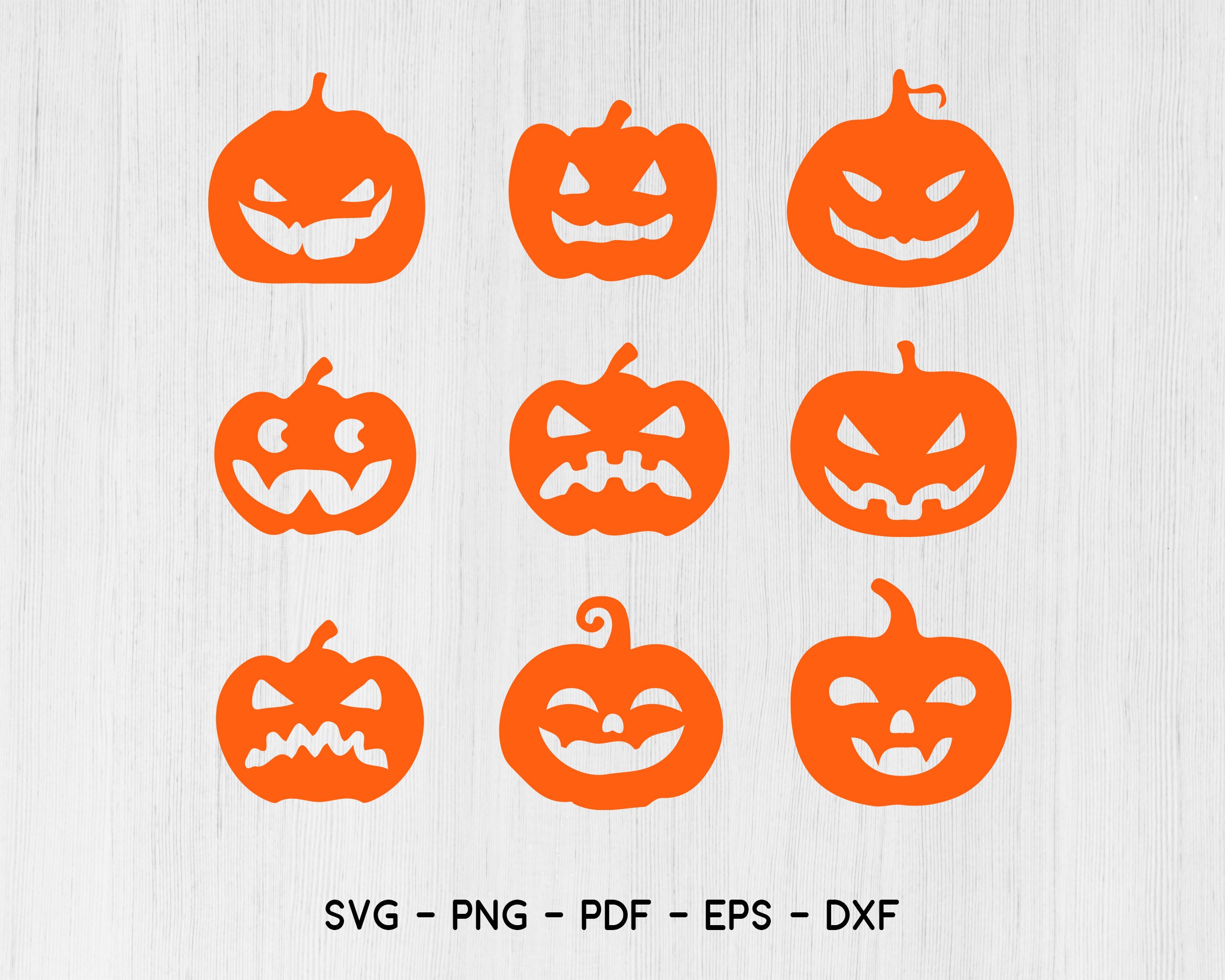 Pumpkin SVG pumpkin Bundle Svg fall Pumpkin Svgsilhouette - Etsy
