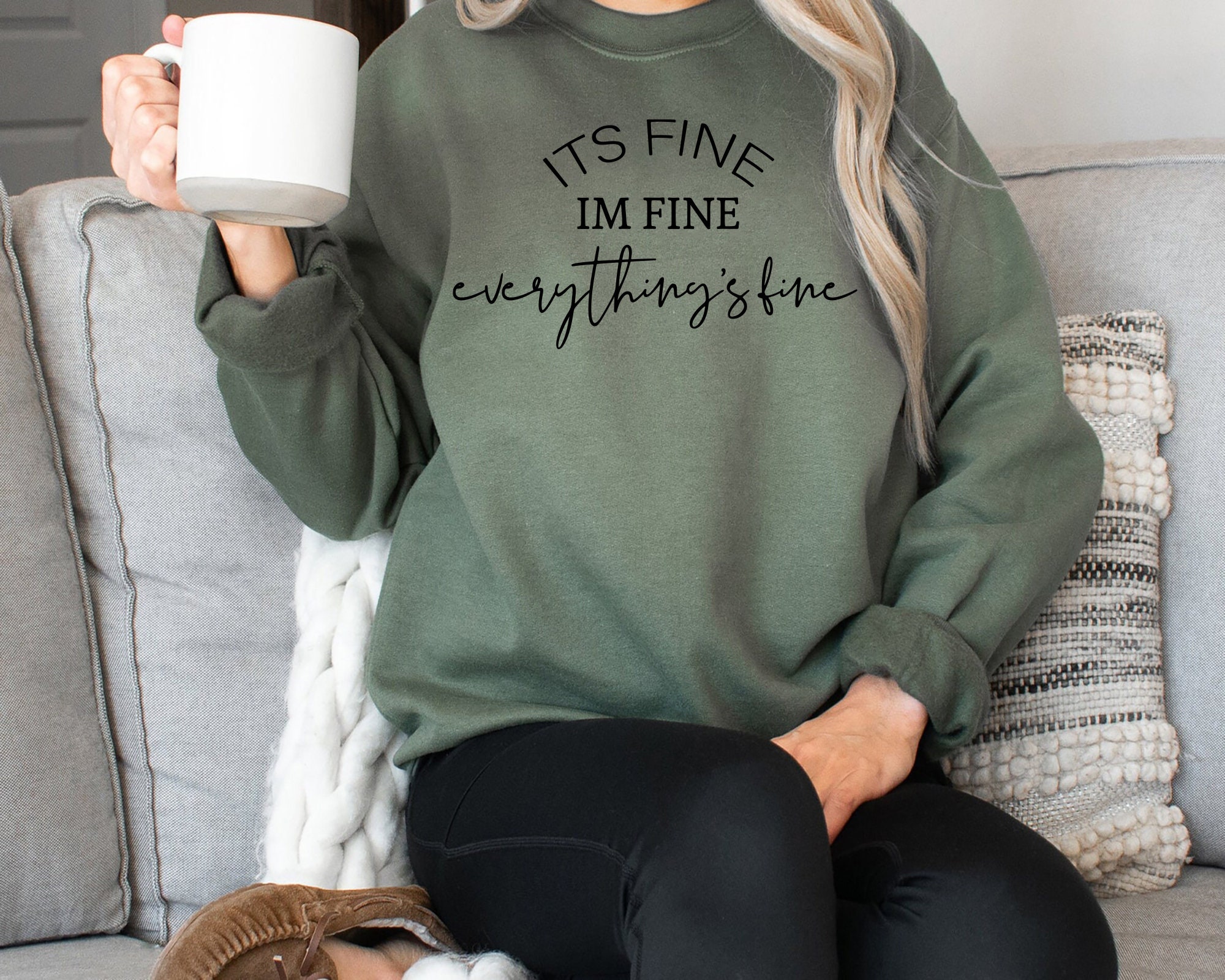 Its Fine I'm Fine Everything is Fine SVG Its Fine SVG - Etsy