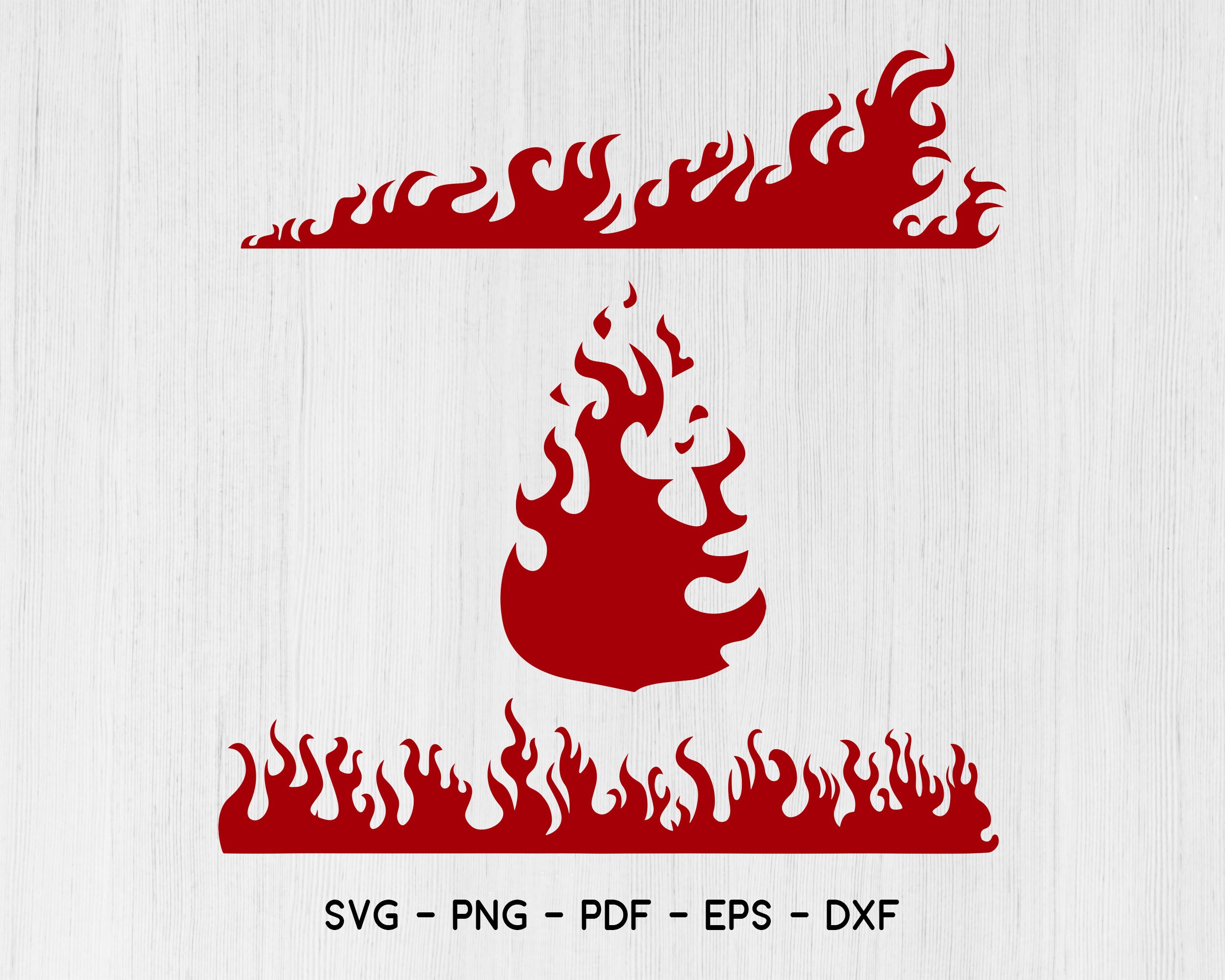 Fire Flames Svg,flames Svg,instant Download Fire SVG, Flame Cut Files ...