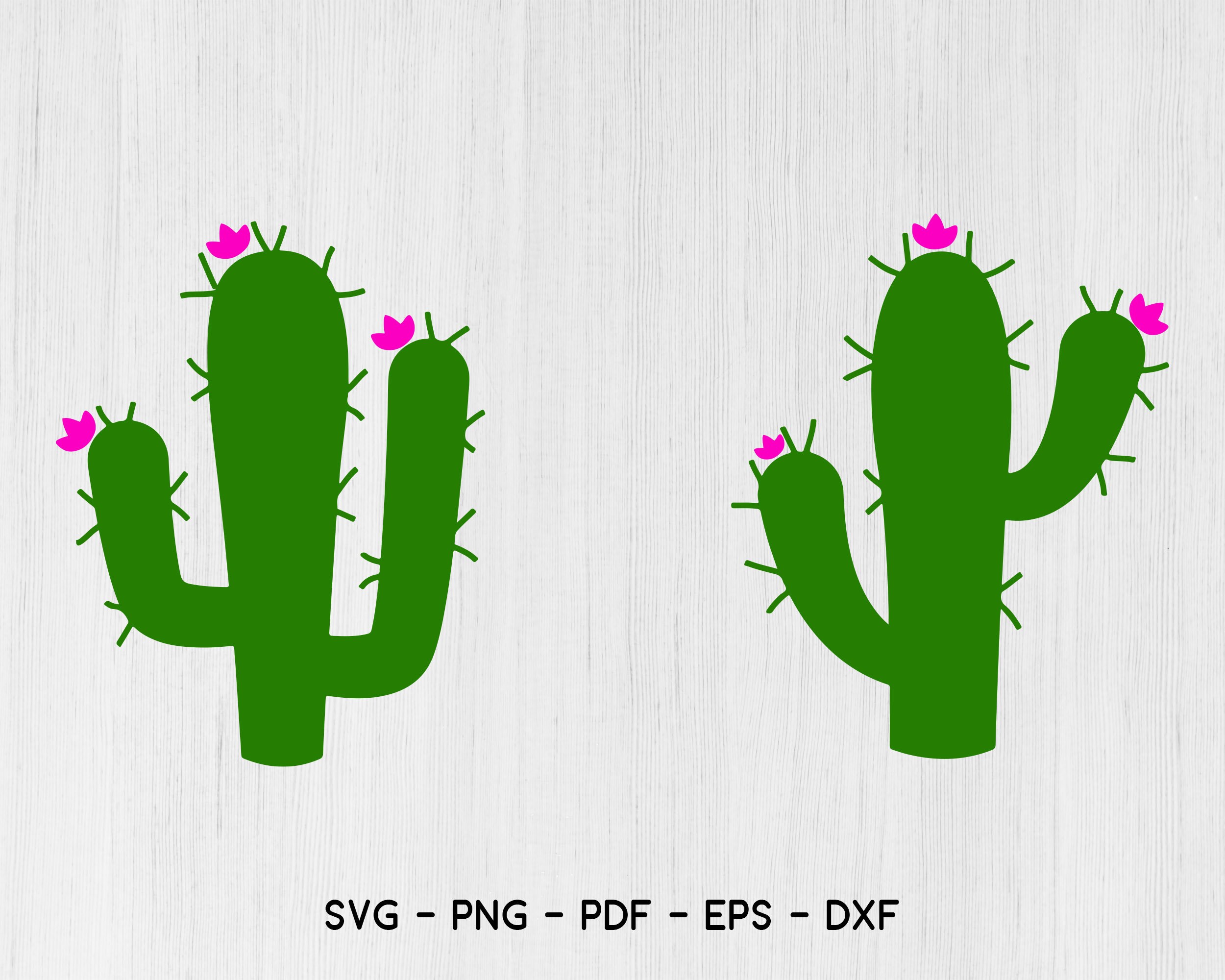 Cactus SVG, Cactus Monogram SVG, Cactus Clip Art, Cactus Print SVG ...
