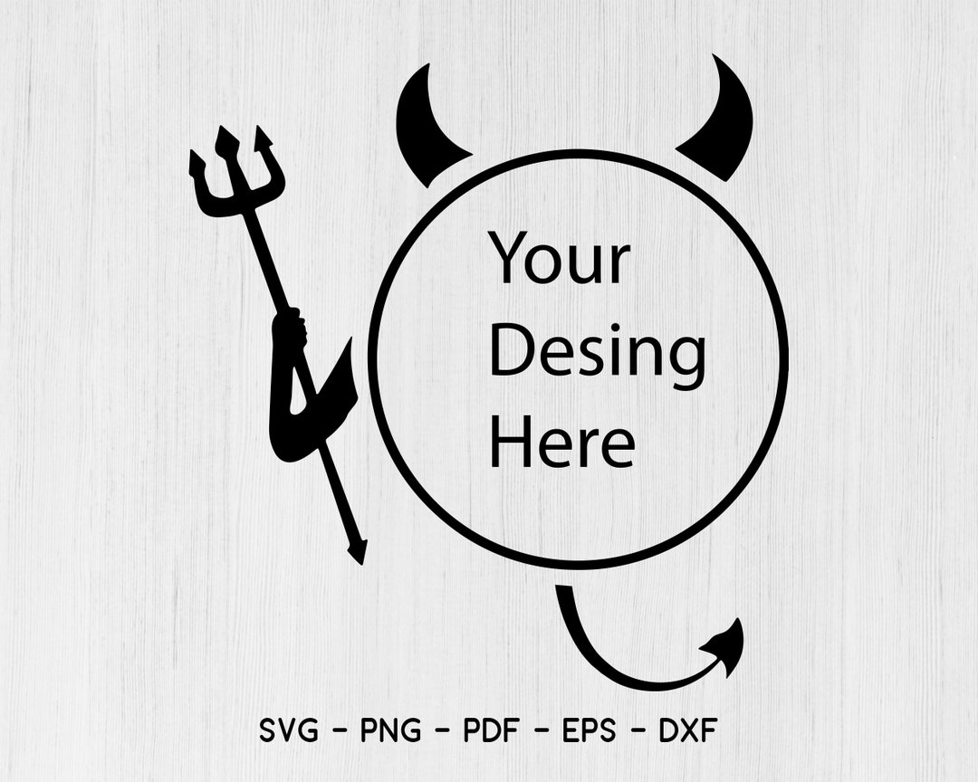 Devil Image Svg,devil Silhouette Cut File,devil Svg Cutting File,devil ...