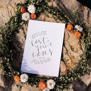 Customizable Hand-lettered Scripture Print - Etsy