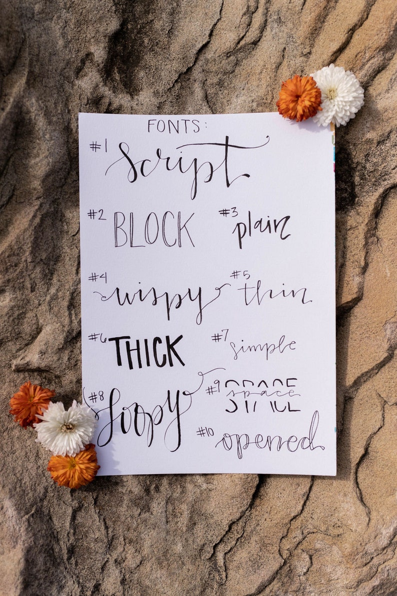 Customizable Hand-lettered Scripture Print - Etsy