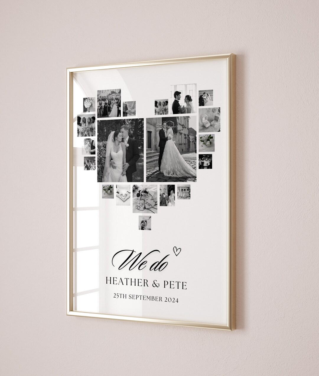 Photo Collage Template A3 Editable Photo Grid Photography Collage ...