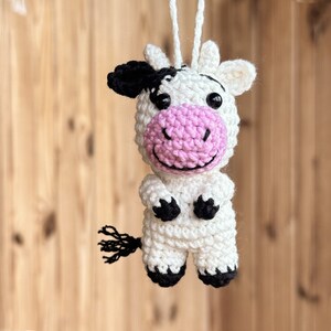 Sprout Cow Car Accessory Cute Cow Ornament, Funny Car Decorations ...