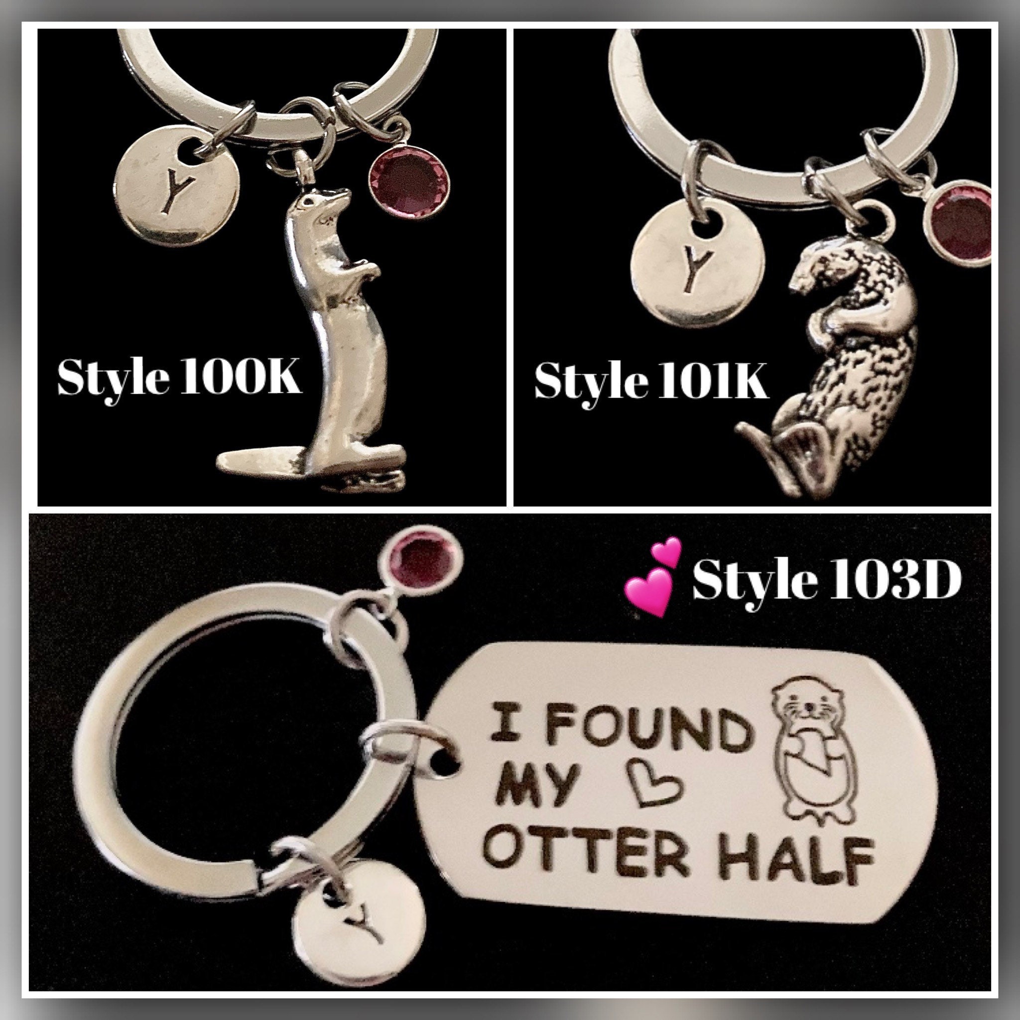 Sea Otter Keyring Otter Keychain Otter Gift personalized - Etsy UK