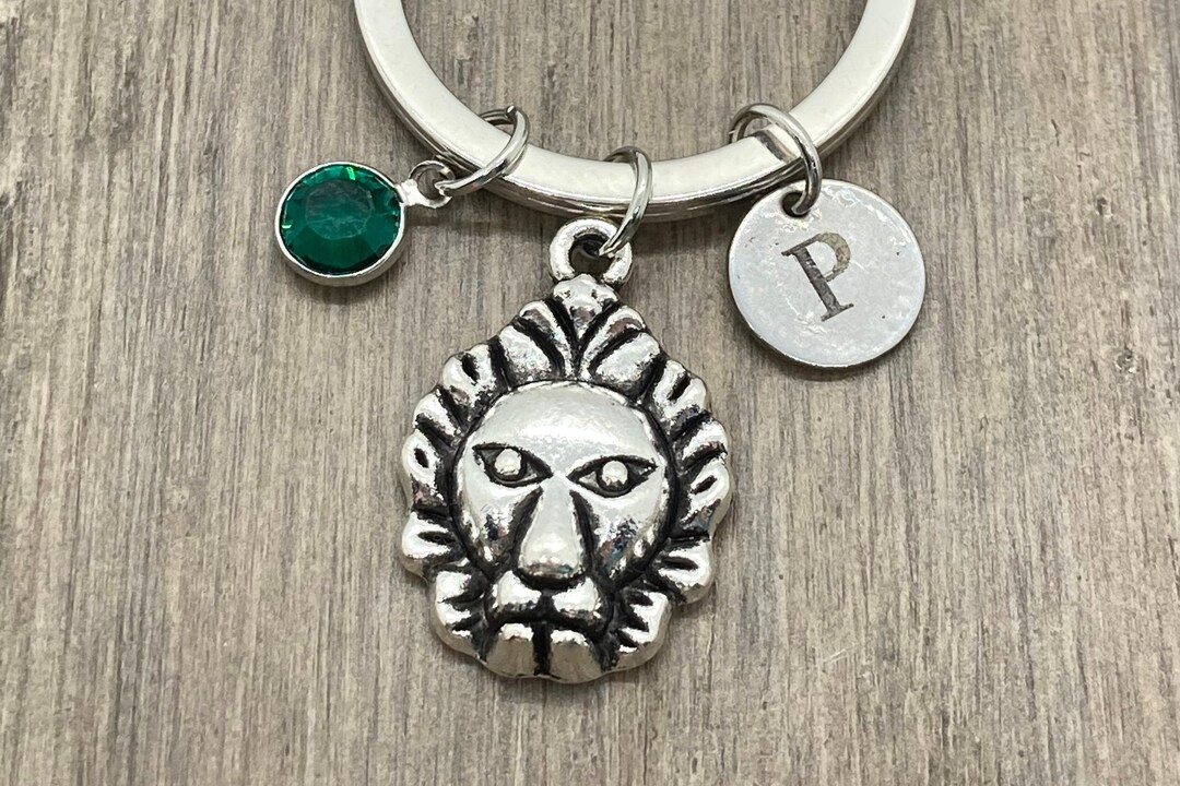 Lion Keyring for Him Lion Keychain for Her African Safari Gift for ...