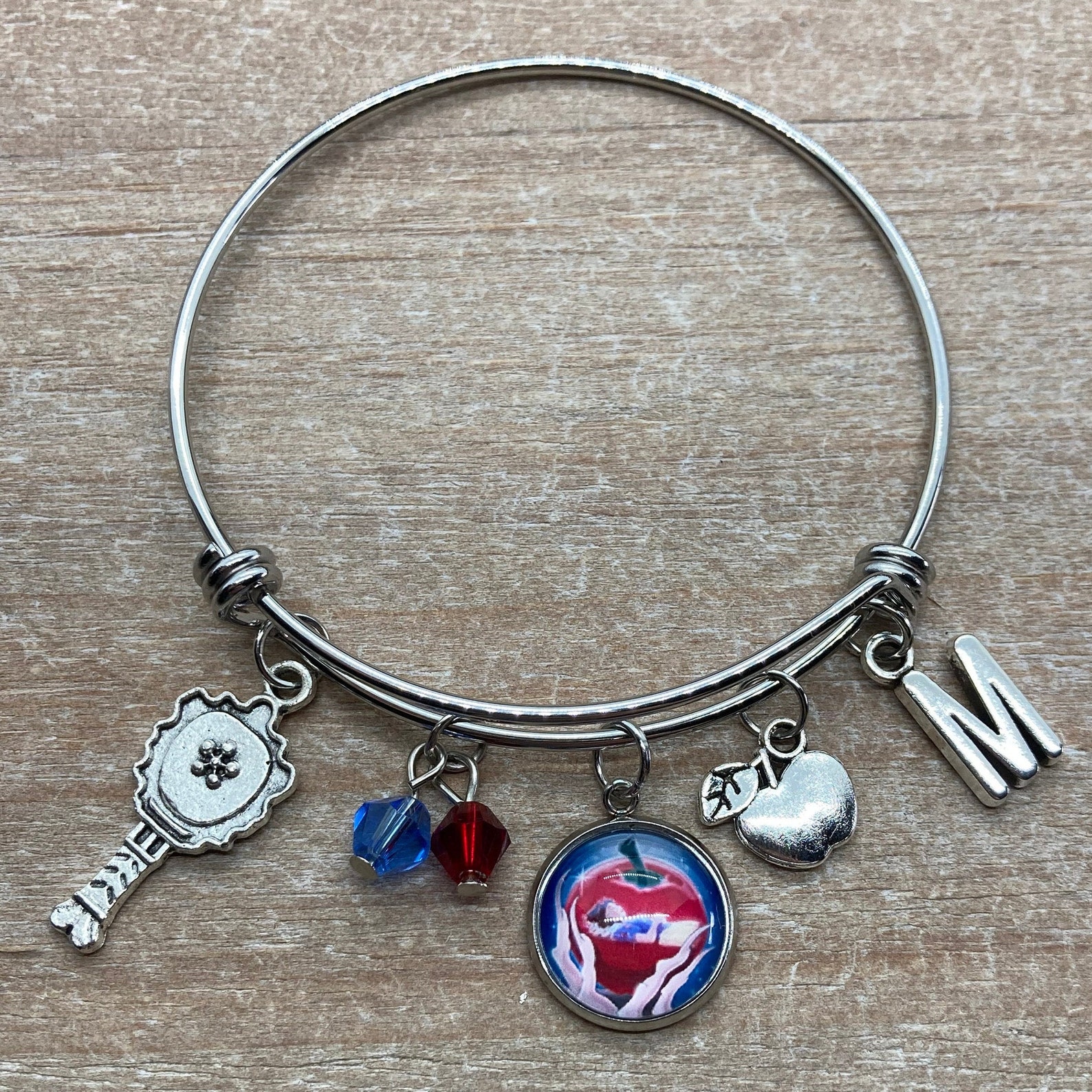 Snow White Charm Bracelet Disney Themed Bracelet Princess Jewelry ...