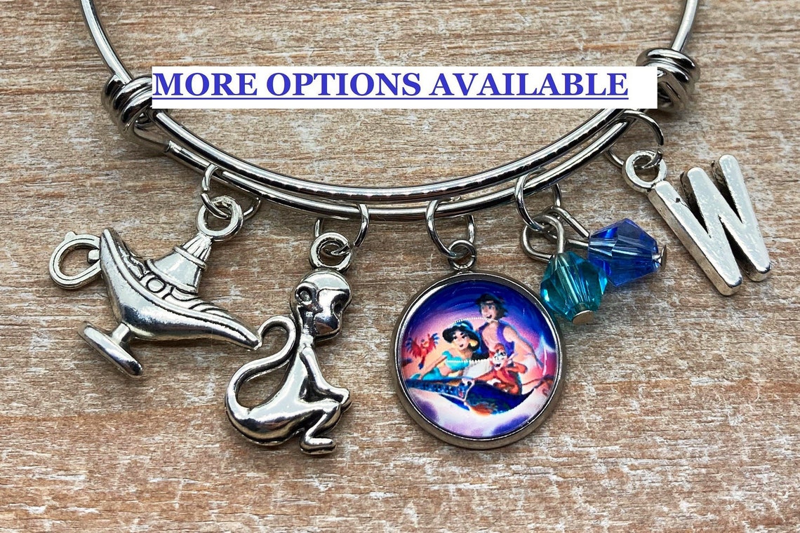 ALADDIN Aladdin Charm Bracelet Cartoon Charm Bracelet - Etsy