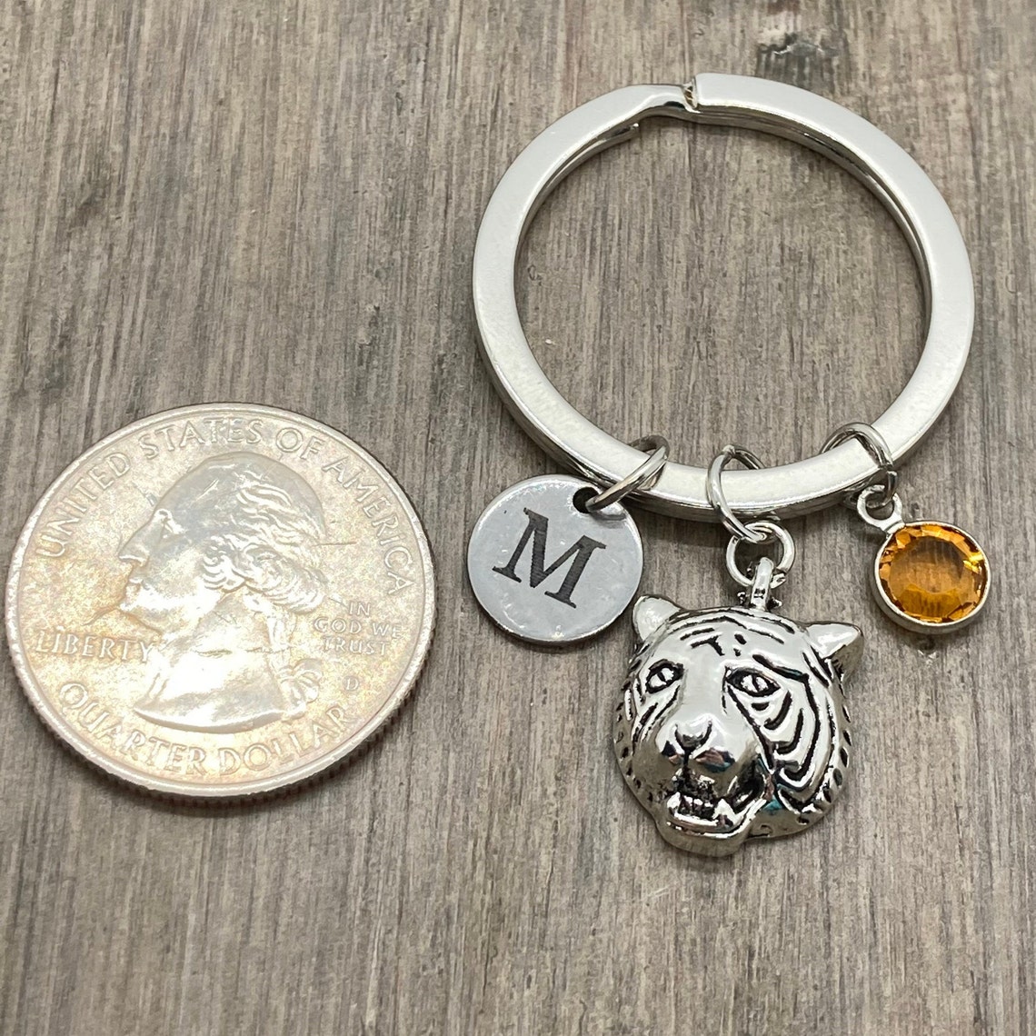 Tiger Keyring for Him Tiger Keychain for Her African | Etsy