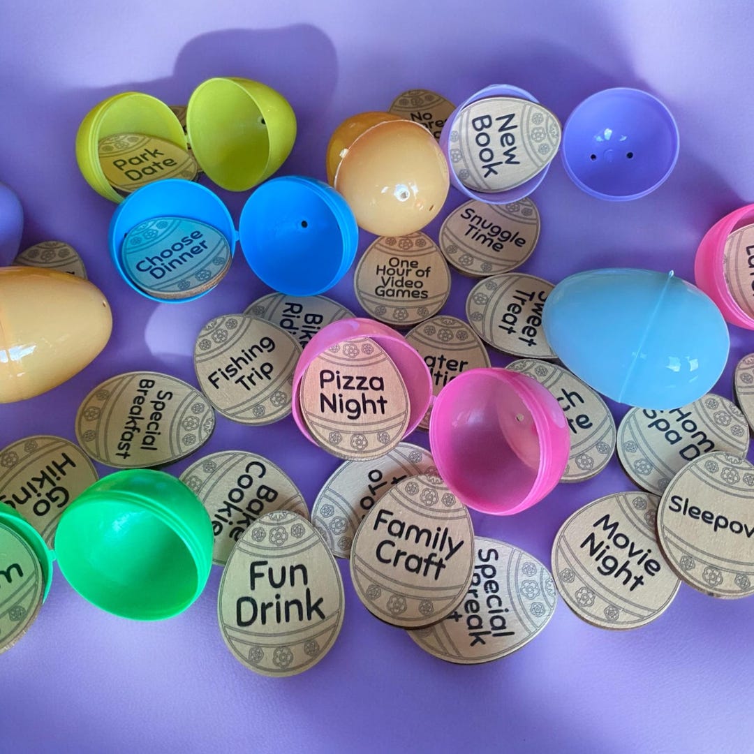 Easter Egg Tokens ~ Easter Egg Hunt Tokens~ Non-candy Egg Hunt ~ Kids ...