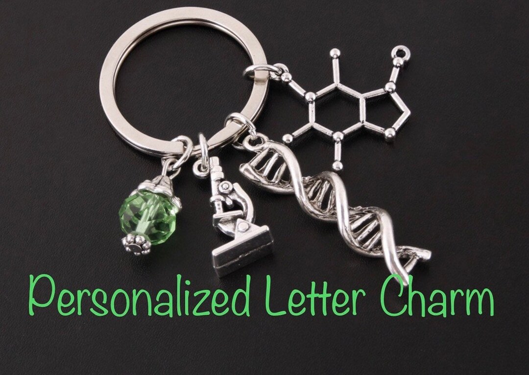 Biology Keychain Chemistry Keychain DNA Keychain Scientist Keychain ...