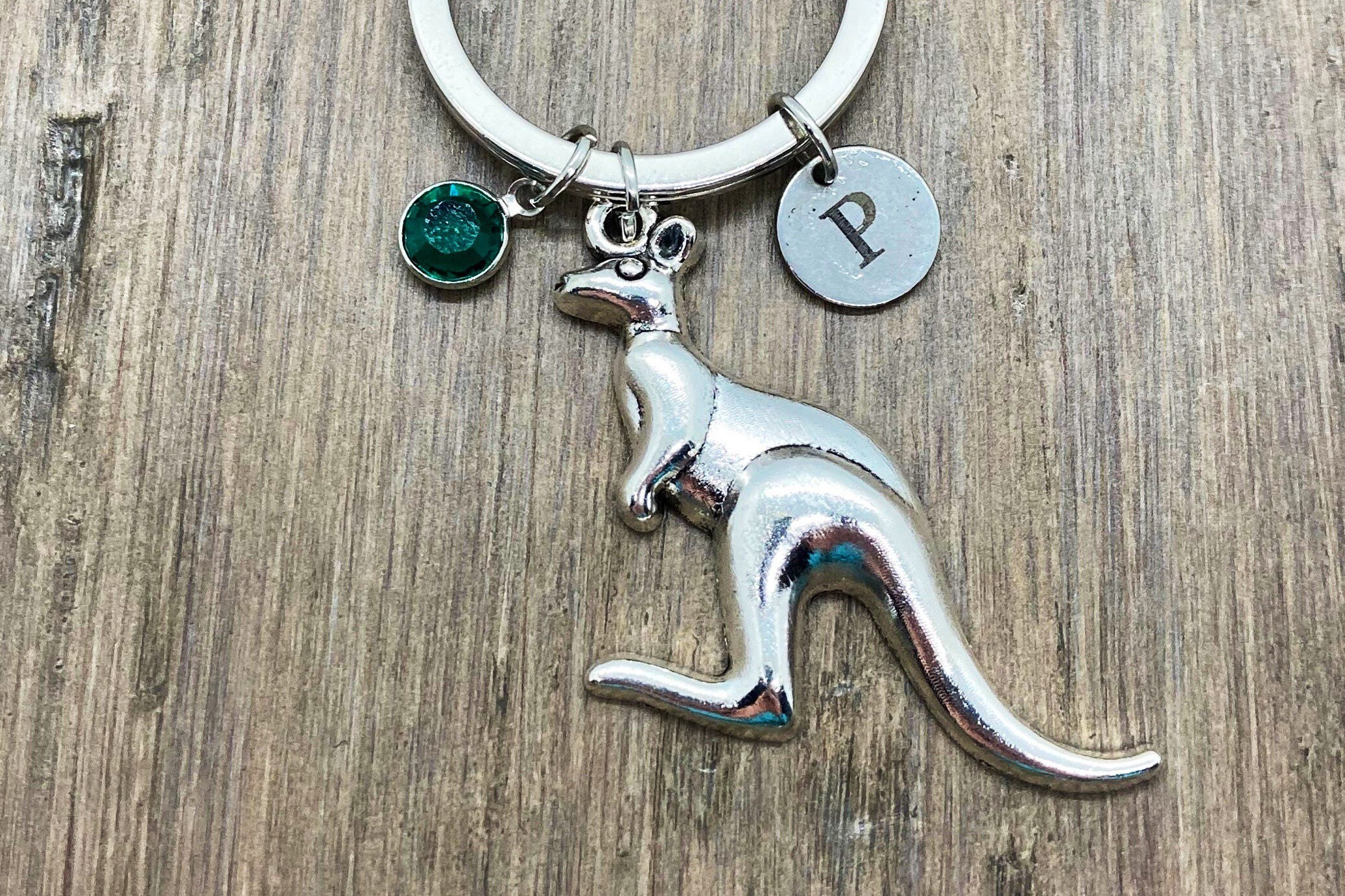 Kangaroo Keychain Kangaroo Keyring Australia Animal Gift - Etsy UK