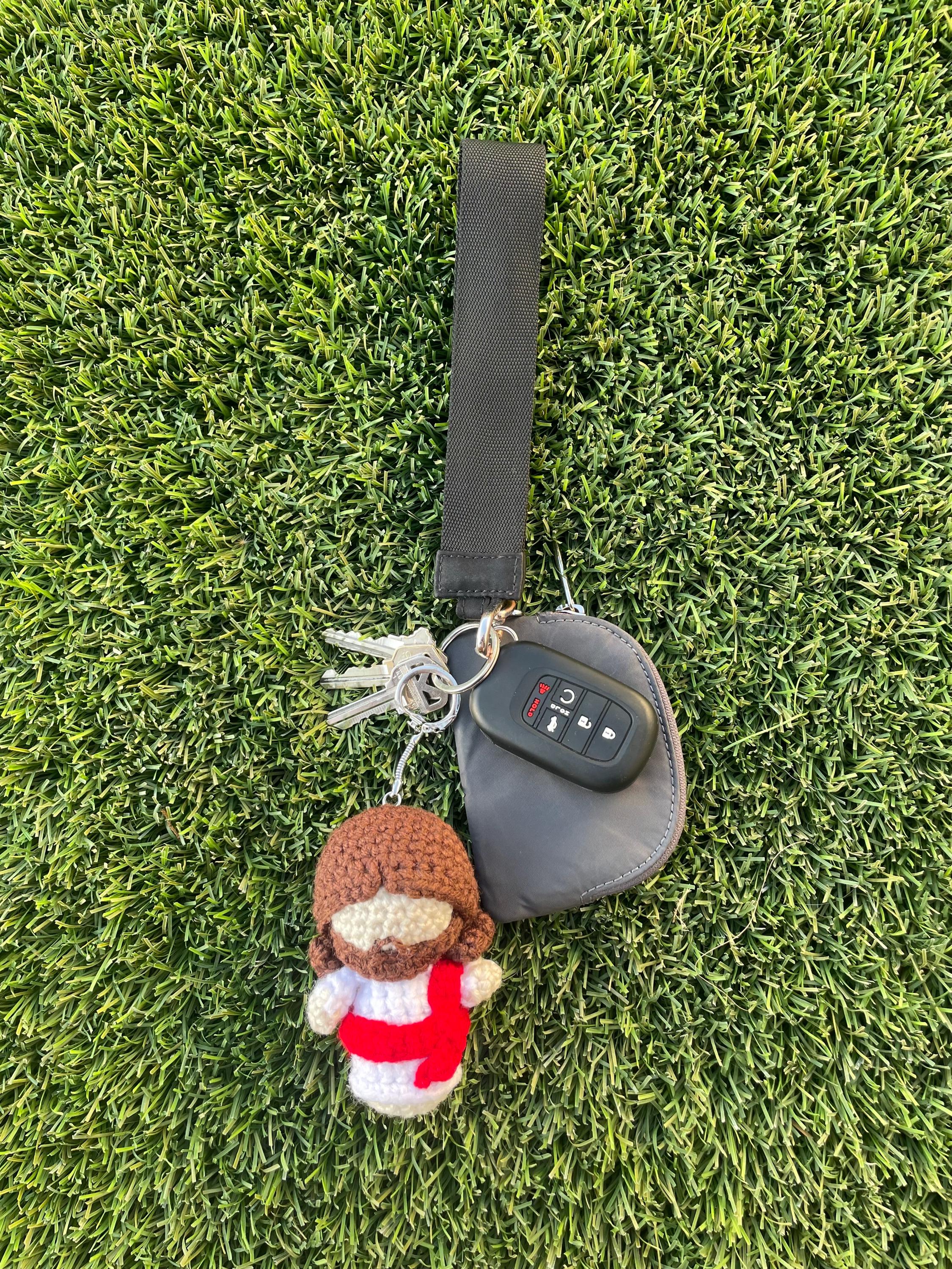 Made to Order - Mini Jesus Keychain - Handmade Crochet Plushie - Etsy