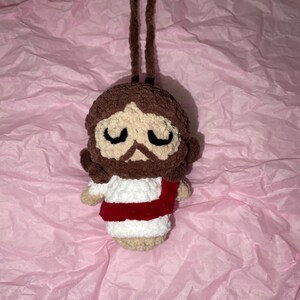 Made to Order - Mini Jesus Plush Charm: Handmade Religious Keychain or ...
