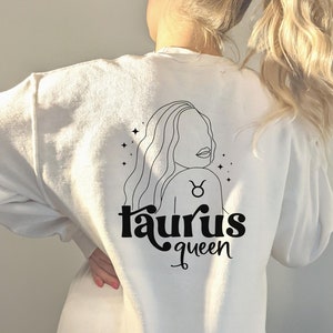 Taurus Queen Svg, Taurus Svg, Taurus Shirt Svg, Zodiac Svg, Zodiac Sign ...