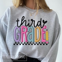 Third Grade Svg, 3rd Grade Svg, Back to School Svg, First Day of School ...