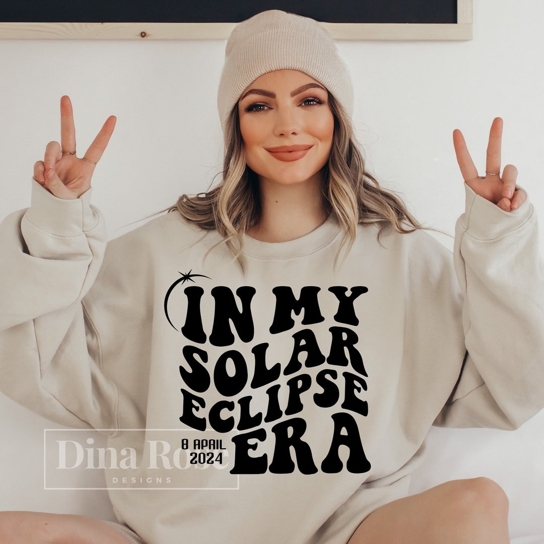 In My Solar Eclipse Era Svg, Total Solar Eclipse Svg, Wavy Eclipse Svg, Eclipse Shirt Svg, 8 ...