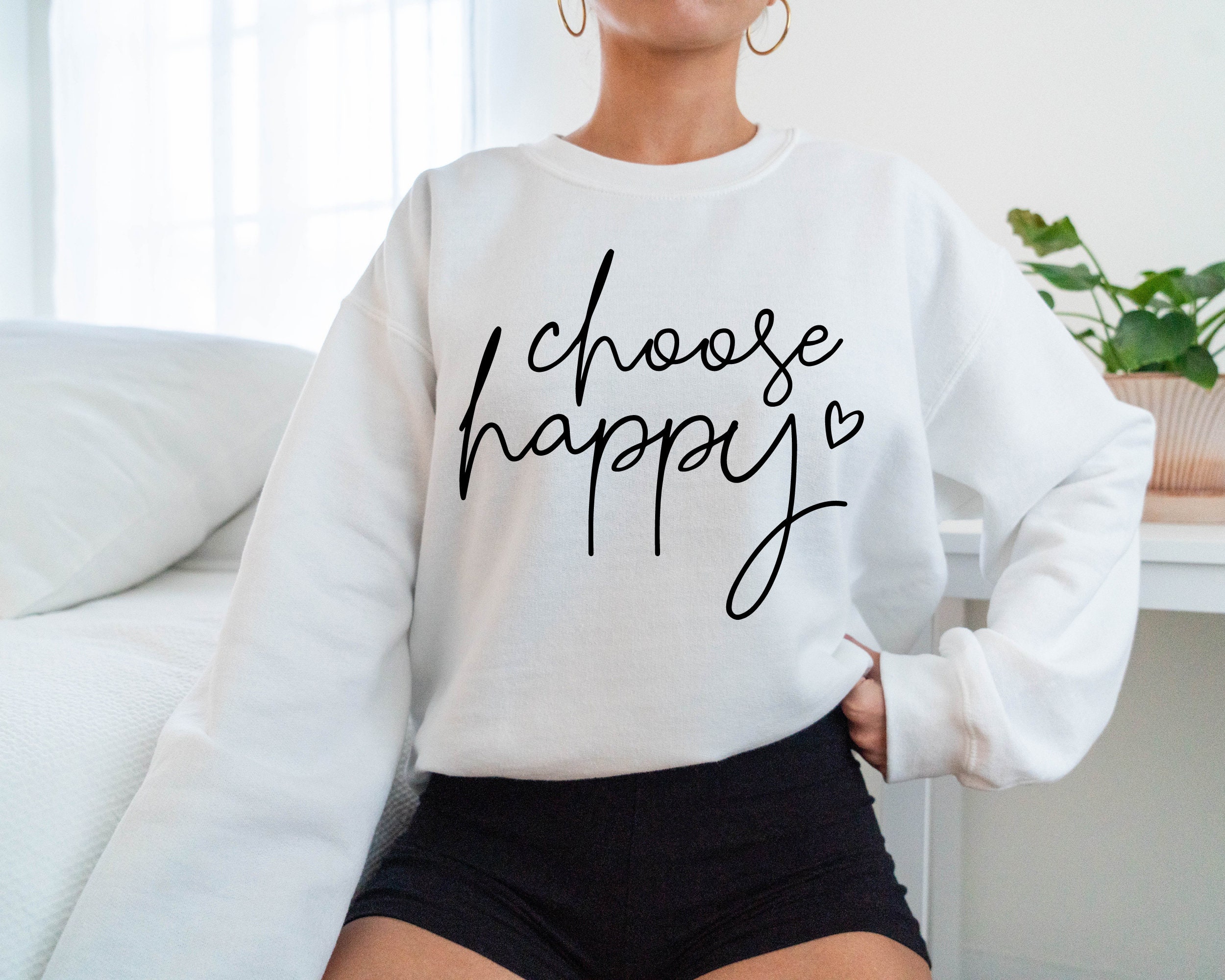 Choose Happy Svg Happiness Svg Inspirational Svg Mental | Etsy