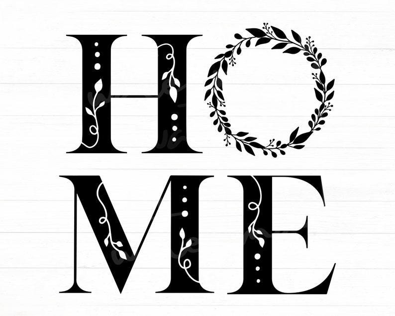 Home Svg, Home Sign Svg, Home Wreath Svg, Family Sign Svg, Svg for Home ...