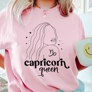 Capricorn Queen Svg, Capricorn Svg, Capricorn Shirt Svg, Zodiac Svg ...