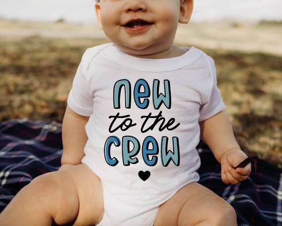 New to the Crew Svg Baby Svg Baby Onesie Svg Funny Baby - Etsy