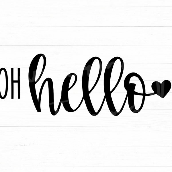 Hello Sign - Etsy