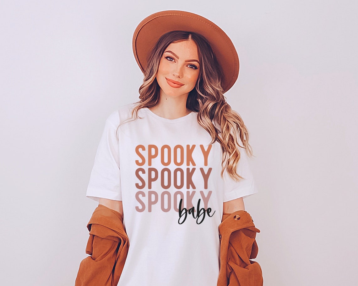Spooky Babe Svg, Halloween Svg, Spooky Svg, Spooky Girl Svg, Spooky Mom ...