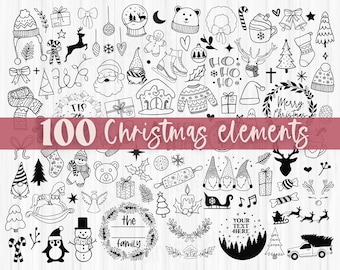 72 Christmas Svg Bundle,72 Christmas Png,christmas Elements Svg ...