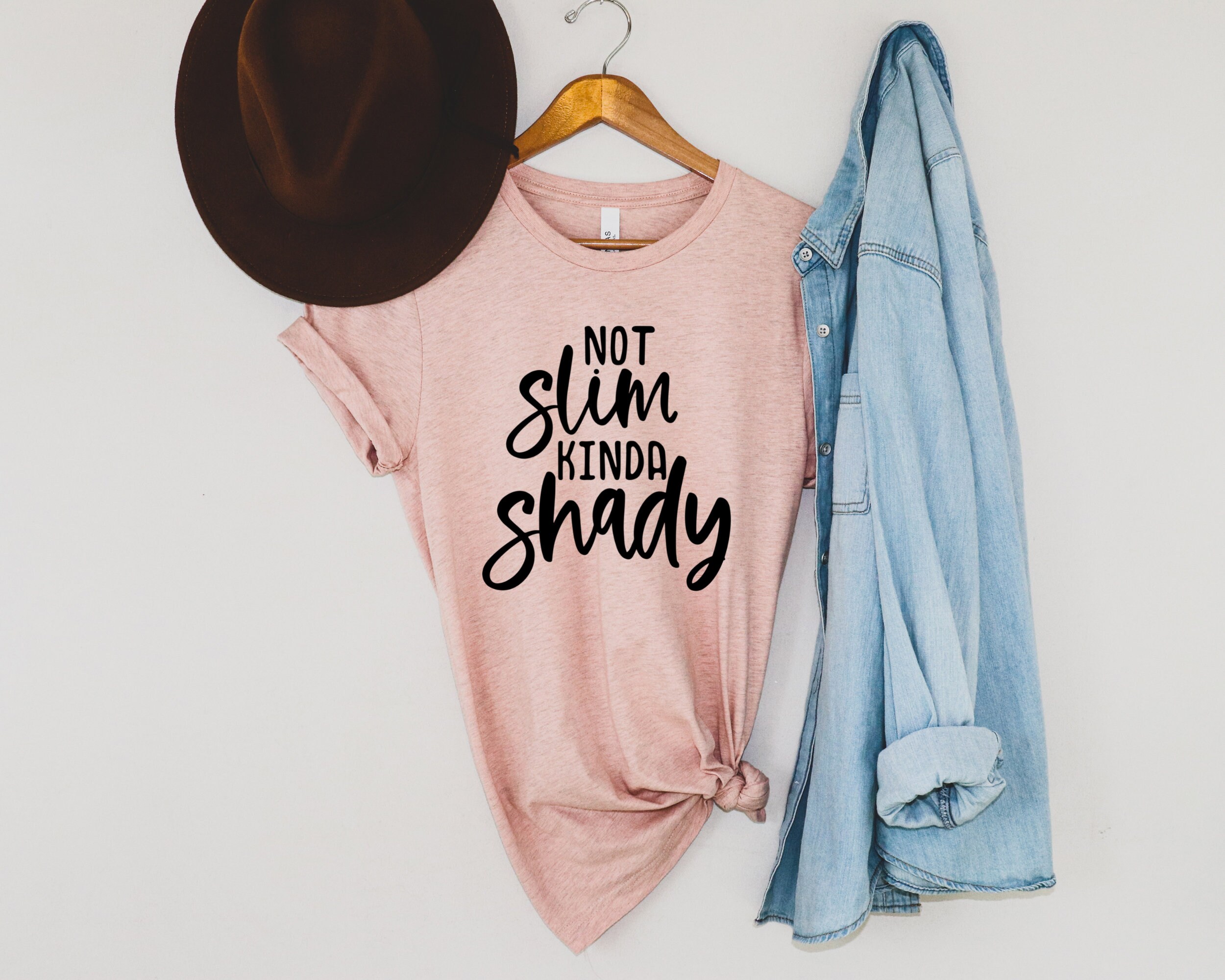 Not Slim Kinda Shady Svg Funny Sarcastic Quote Svg Sassy - Etsy