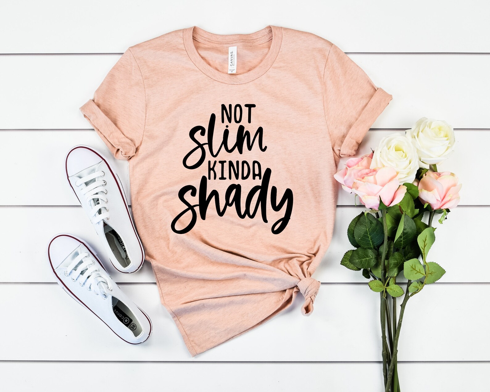 Not Slim Kinda Shady Svg Funny Sarcastic Quote Svg Sassy - Etsy