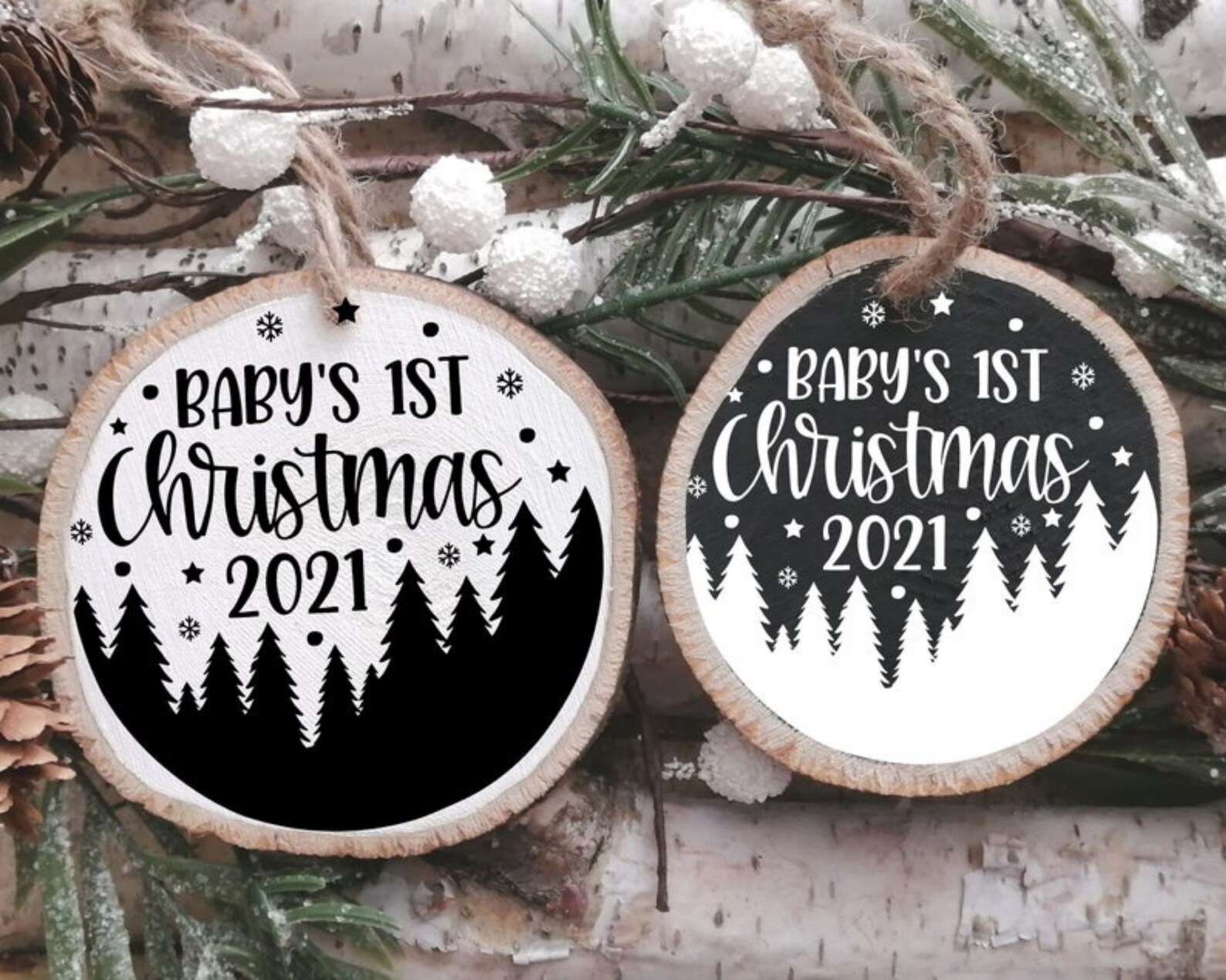 Baby's First Christmas Svg Bundle Baby 1st Christmas - Etsy
