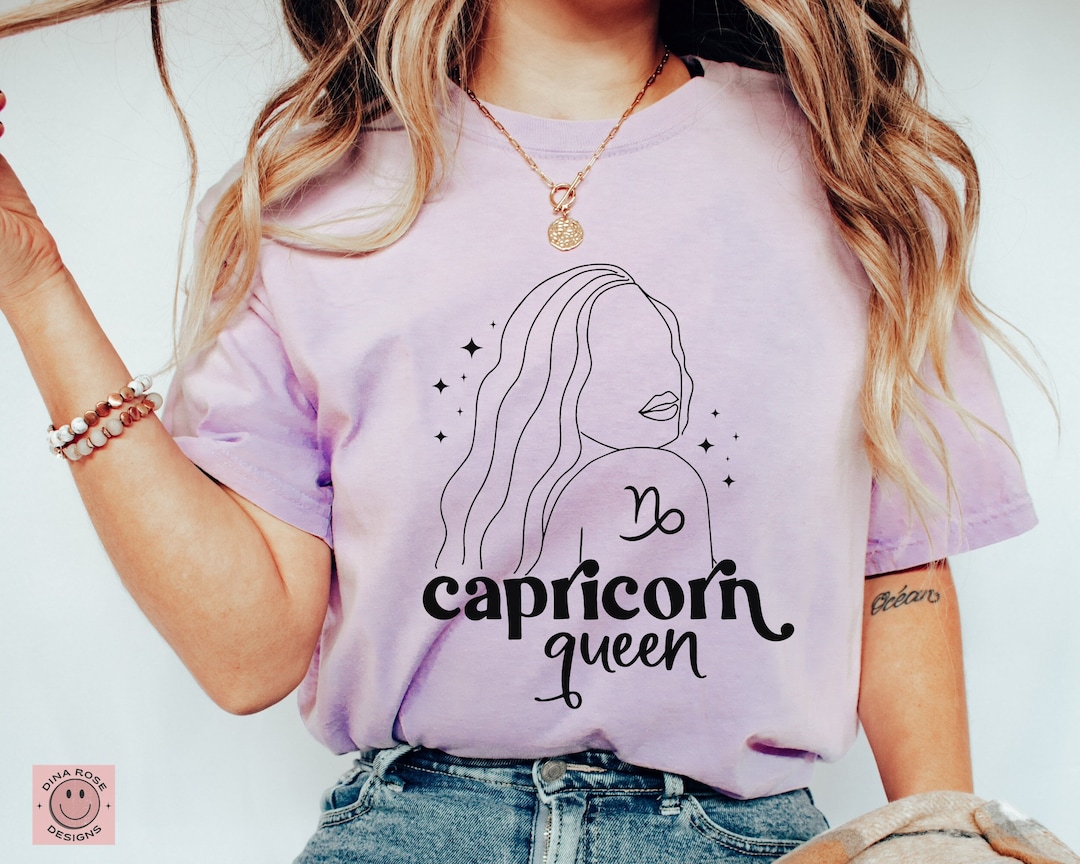 Capricorn Queen Svg Capricorn Svg Capricorn Shirt Svg - Etsy