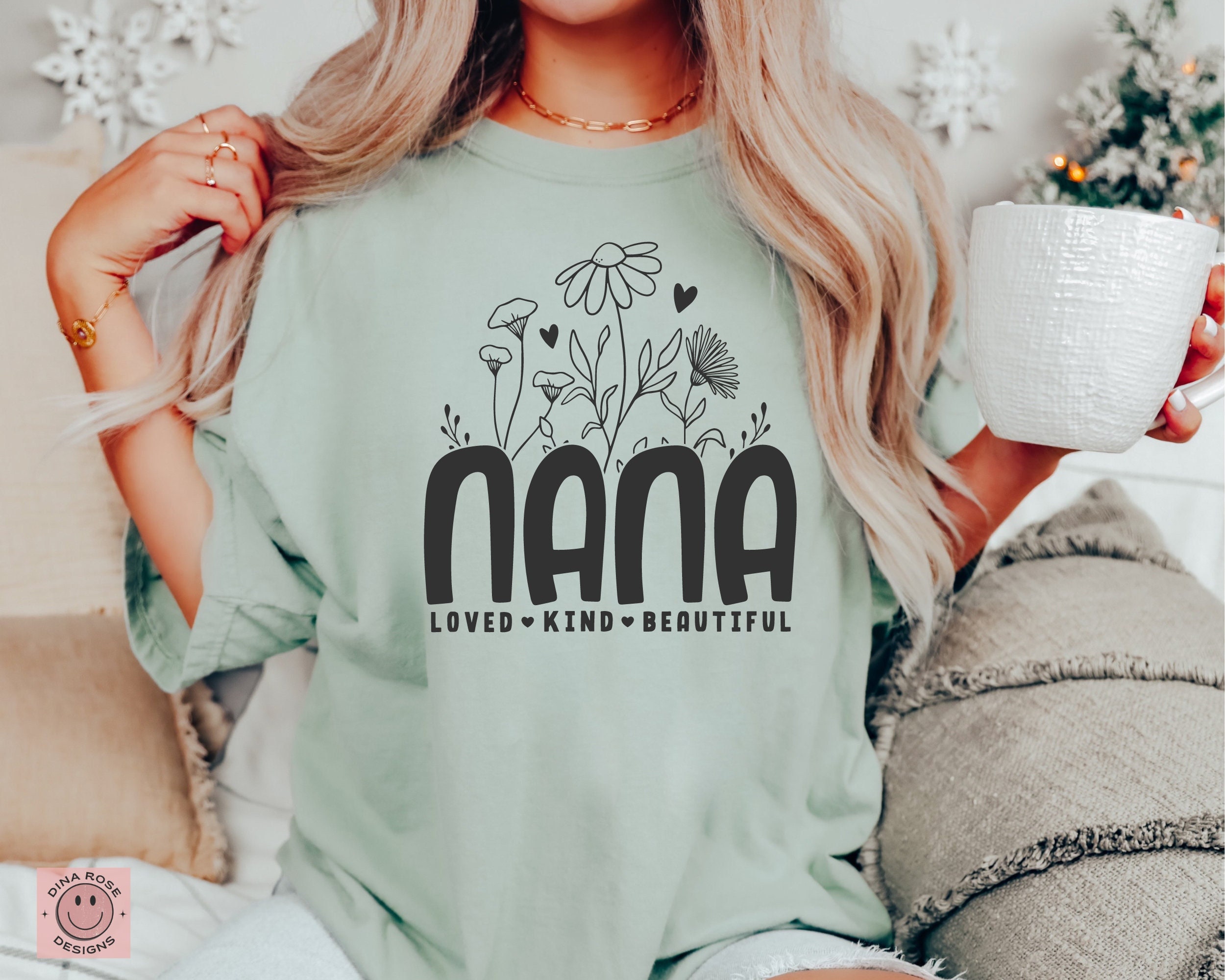 Nana Svg Nana Floral Svg Nana Flower Svg Nana Shirt Svg - Etsy Australia