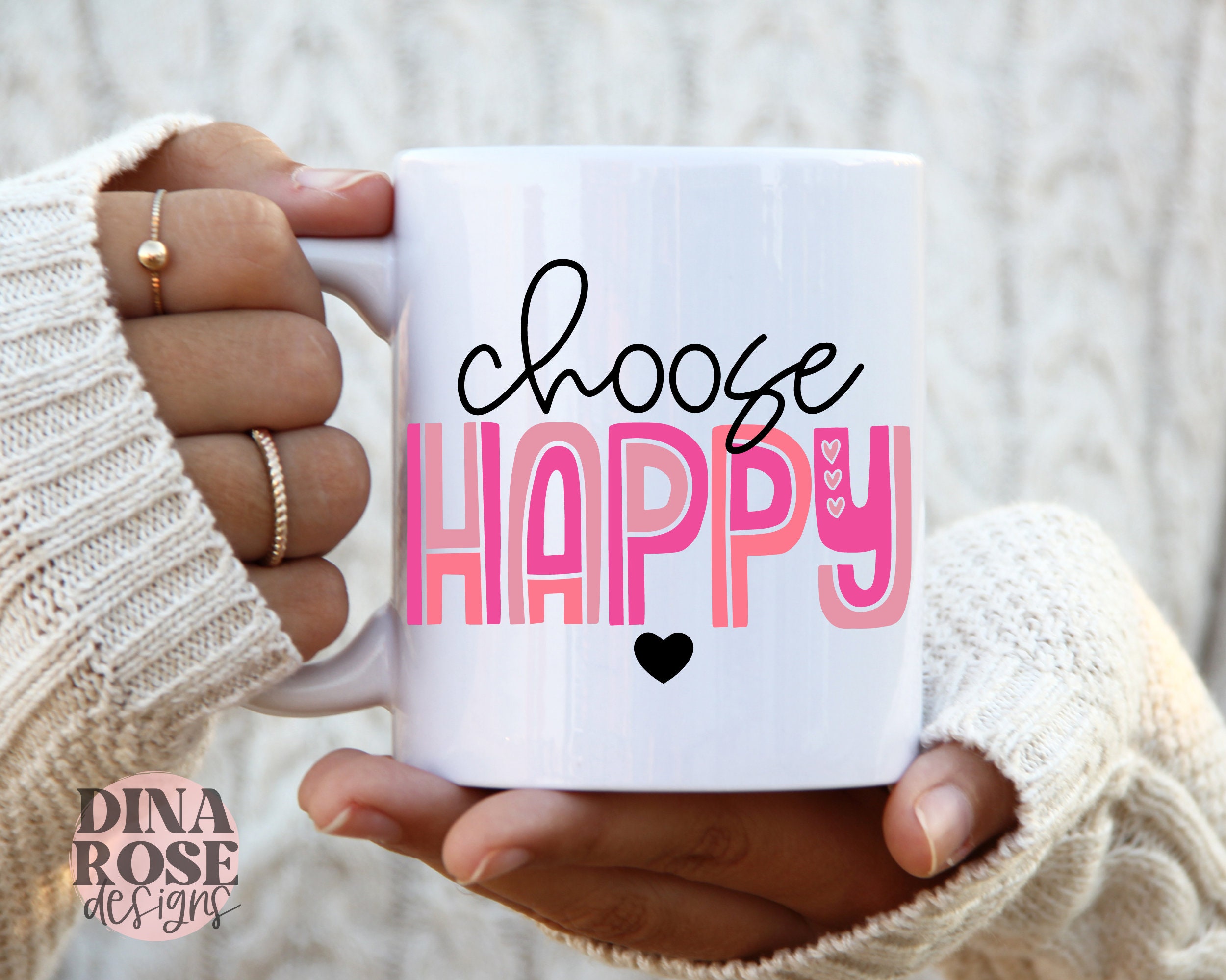 Choose Happy Svg Happiness Svg Inspirational Svg Be Happy | Etsy