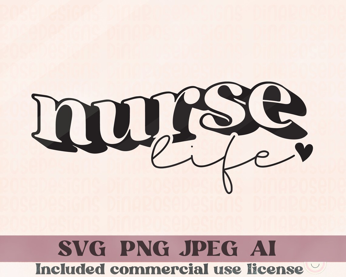Nurse Life Svg Nurse Svg Nursing Svg Nurse Student Svg - Etsy
