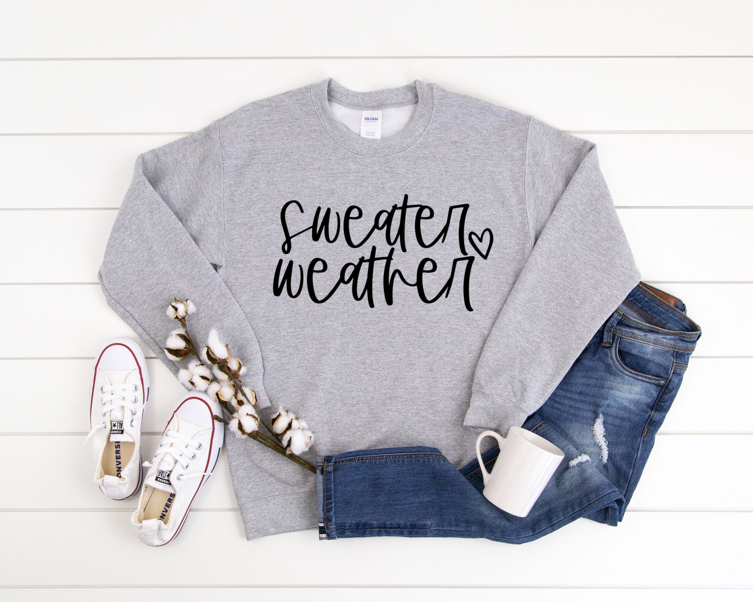 Sweater Weather Svg Fall Svg Fall Sweatshirt Svg Fall - Etsy