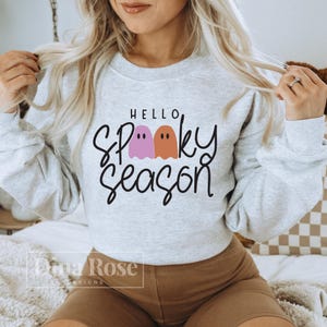 Hello Spooky Season Svg, Halloween Svg, Ghosts Svg, Spooky Svg, Fall ...