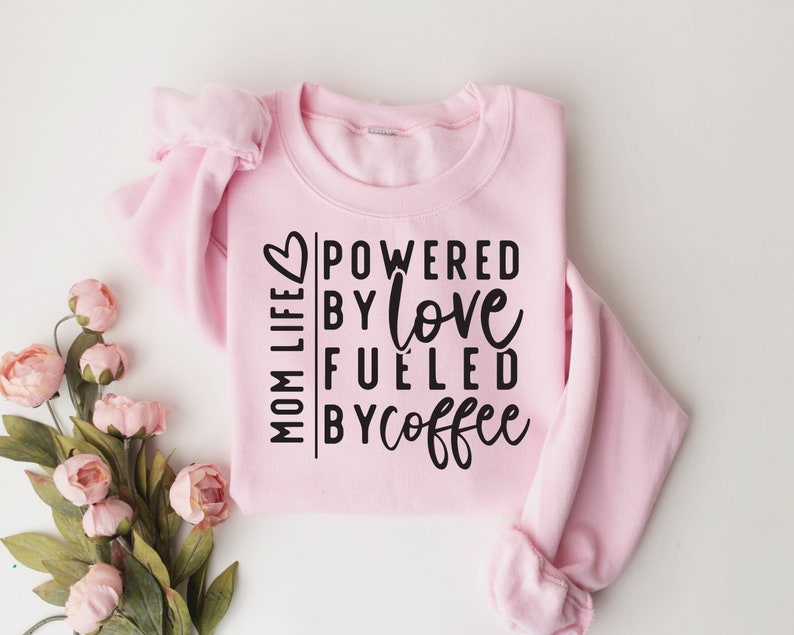 Mom Life Svg Powered By Love Svg Fueled By Coffee Svg Etsy Australia