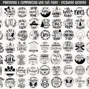 Christmas Svg Bundle, 300+ Svg Png Designs for Christmas, Christmas ...